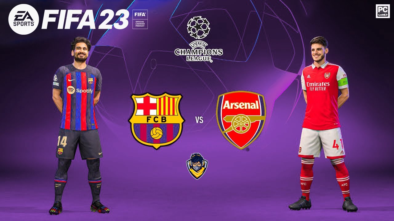 FIFA 23 - Barcelona vs. Arsenal | UCL | PC Gameplay - YouTube