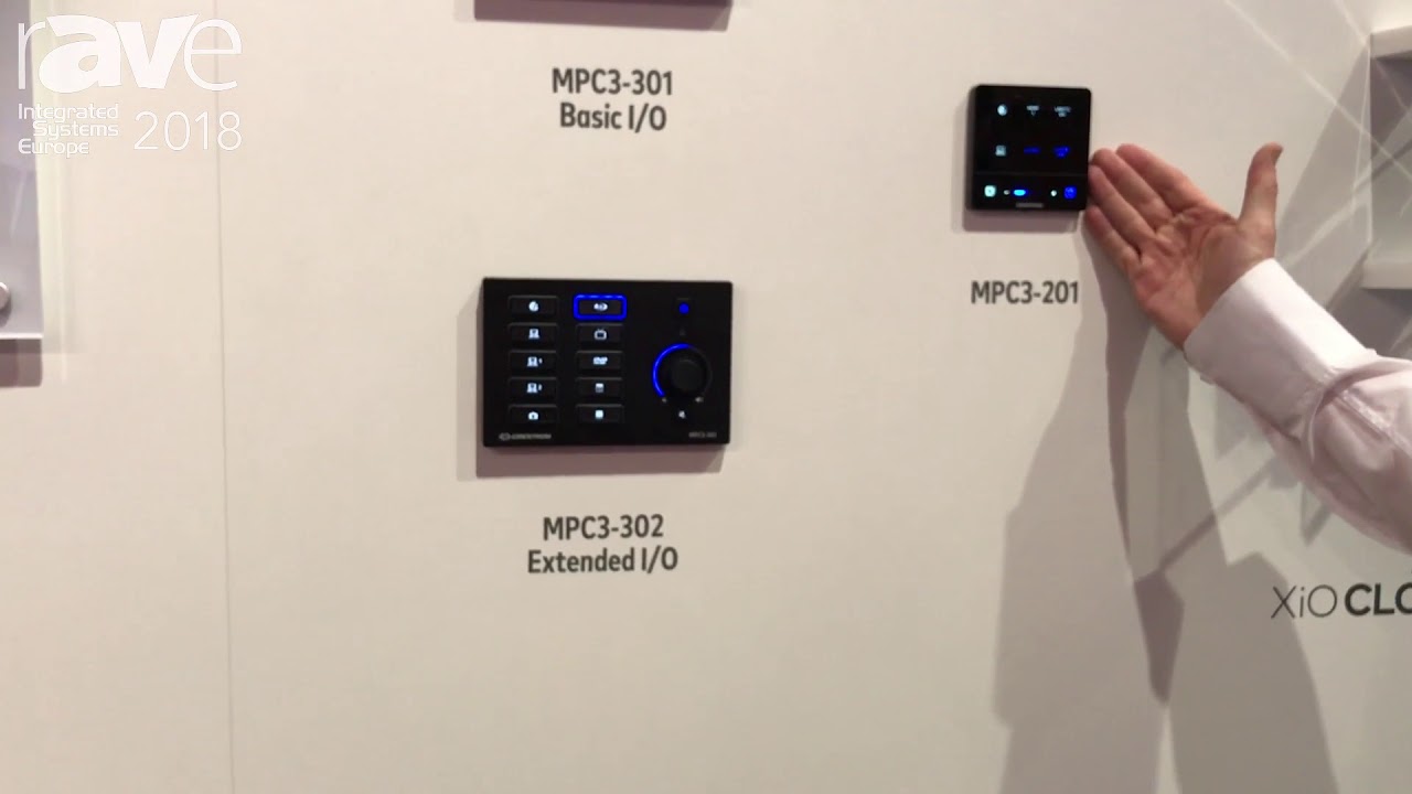 ISE 2018: Crestron Shows Off Its MPC 3-Series of Clear, Glossy, Touch ...