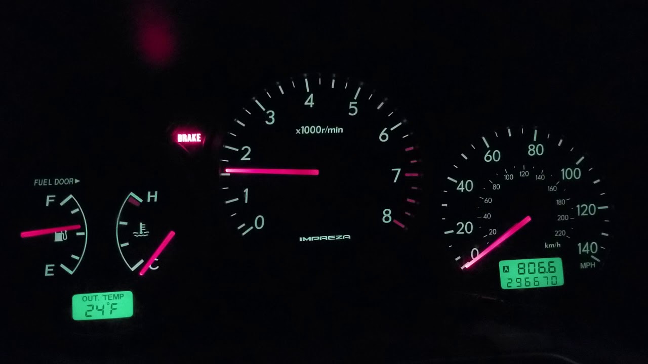 Subaru WRX block heater cold start - YouTube