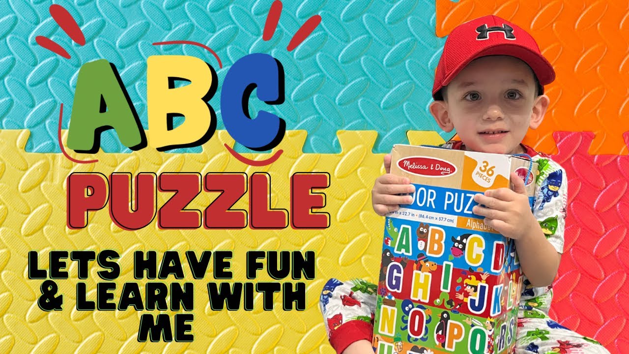 ABC Puzzle | Learn Alphabet with me | Educational Video #abc #puzzles # ...