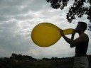 balloon blow to pop - Supertex 18" - YouTube