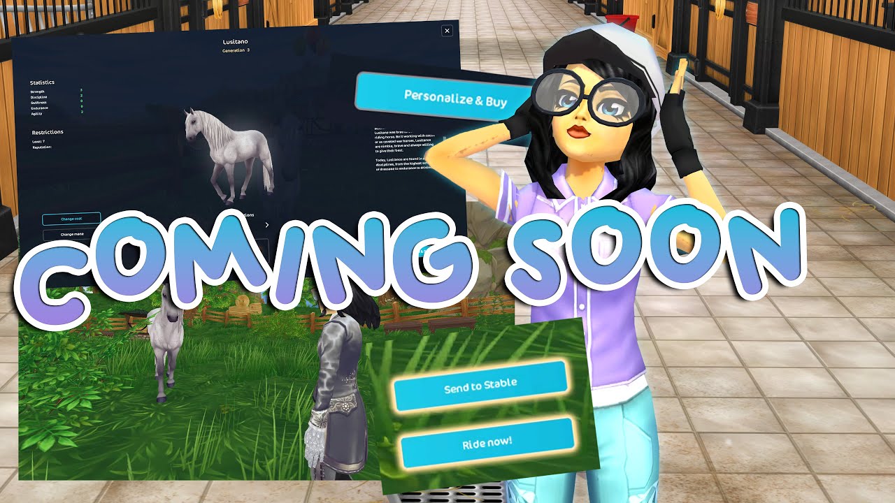 Star Stable NEW Horse Bonding, Customisation and BLANKETS? 😱 - YouTube