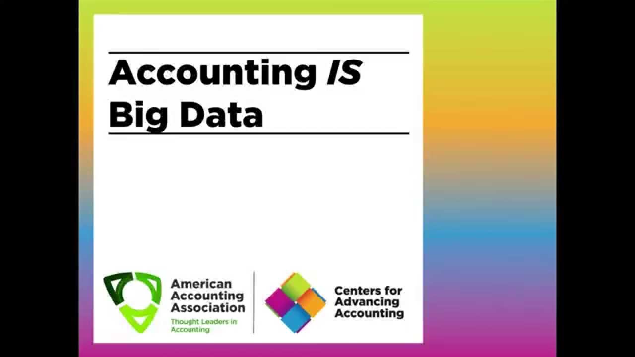 Accounting IS Big Data - YouTube
