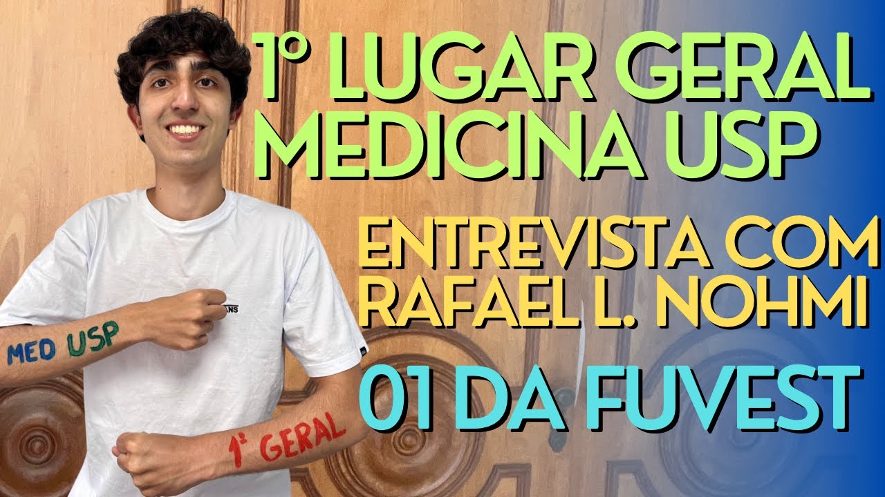 ENTREVISTA COM O 1º LUGAR MEDICINA USP 2023 (MAIOR NOTA DA FUVEST ...