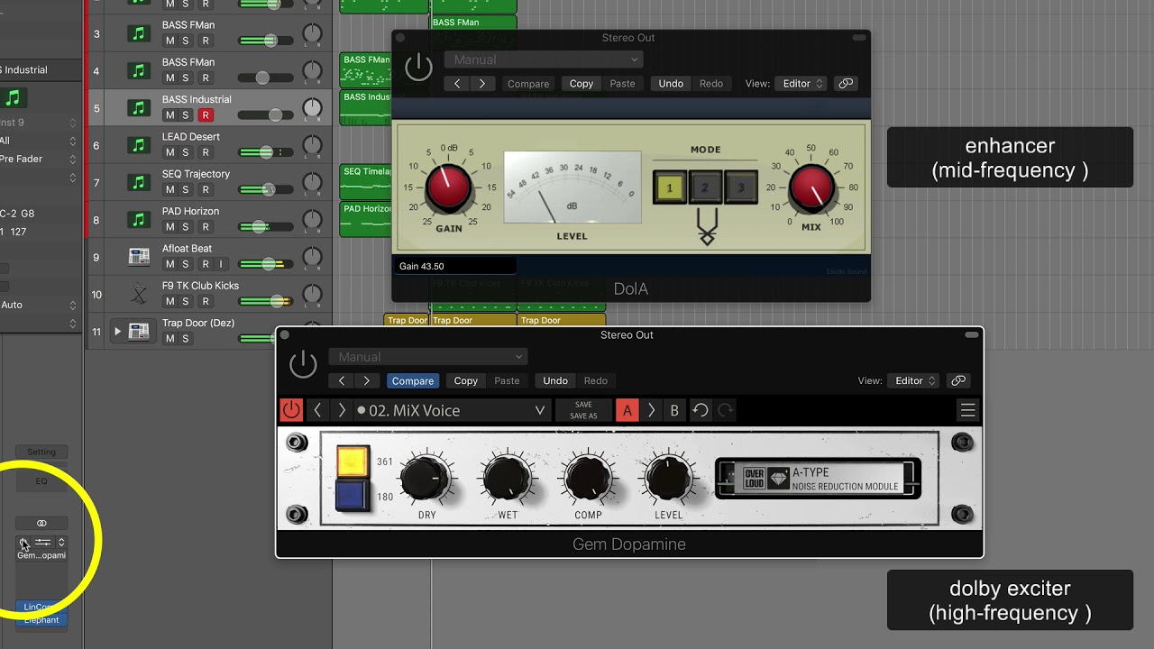 DoIA + GEM Dopamine plugins in action - YouTube