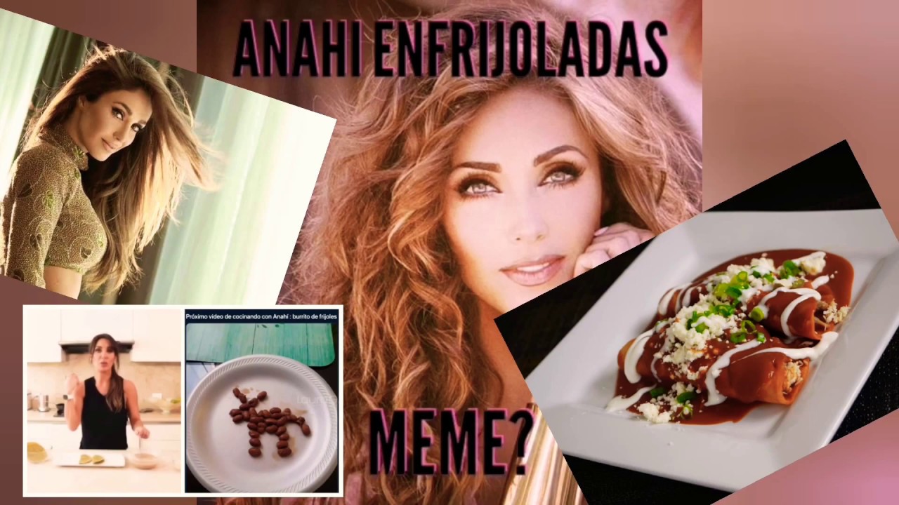 Anahi Enfrijoladas meme 🤣 Receta - YouTube