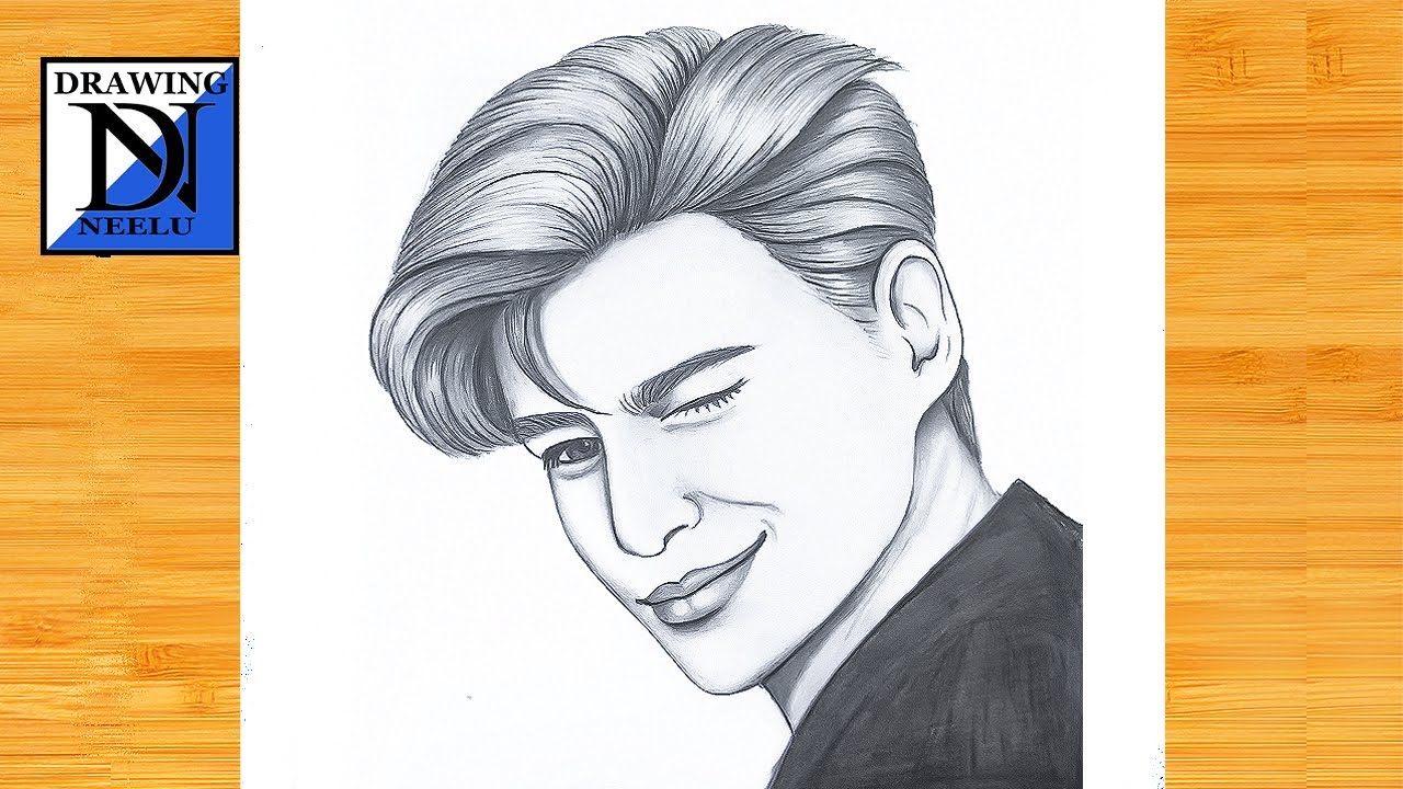 How to draw a Handsome Boy -Drawing easy || Step by step Tutorial ...