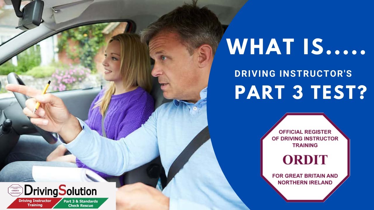 Driving Instructor part 3 test explained - YouTube