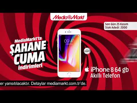 MediaMarkt'ta Şahane Cuma İndirimleri | iPhone 8 64 gb 4499 TL #MediaMarkttaKeyfineBak