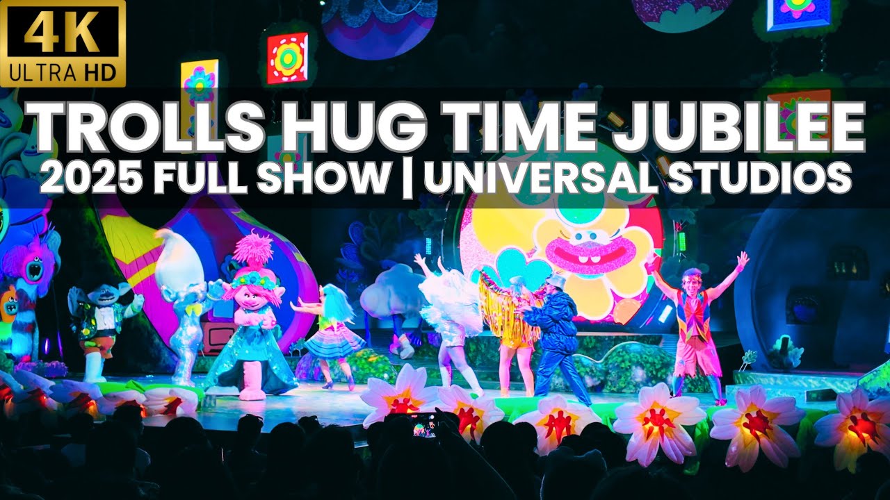 Trolls Hug Time Jubilee FULL SHOW - Universal Studios Singapore 2025 ...