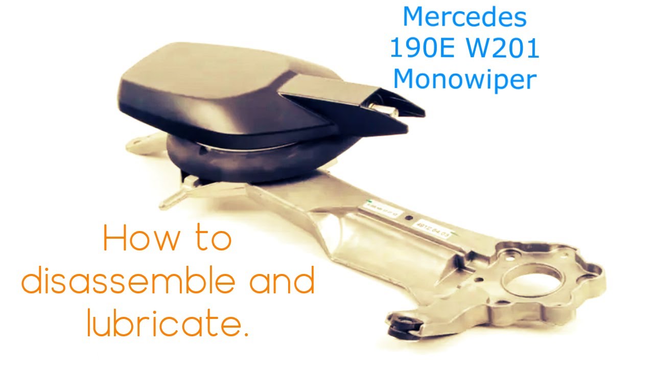 Mercedes 190E, W201: Disassembling, Cleaning, and Lubricating The Mono ...