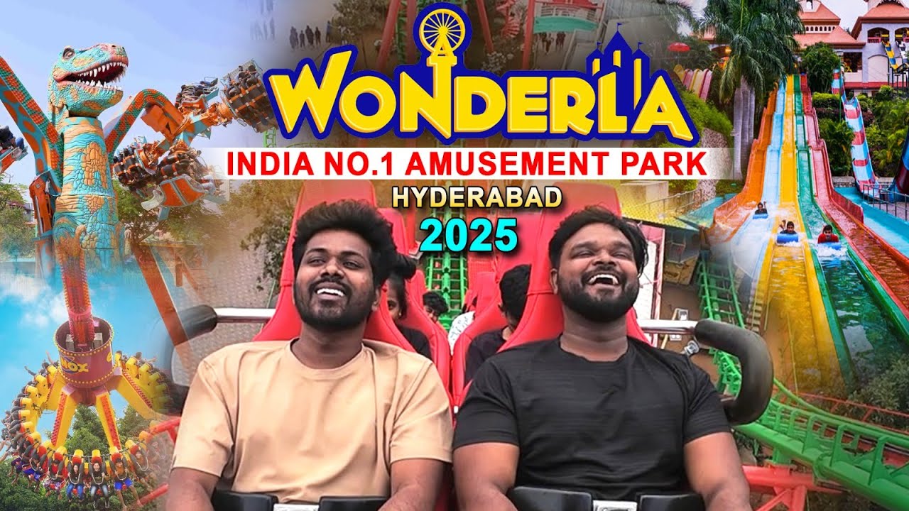Wonderla Amusement Park Hyderabad Full Tour Plan | Recoil roller coster ...