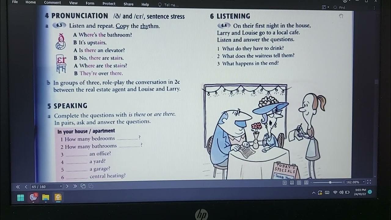 Unit 6A/American English file 1 - YouTube