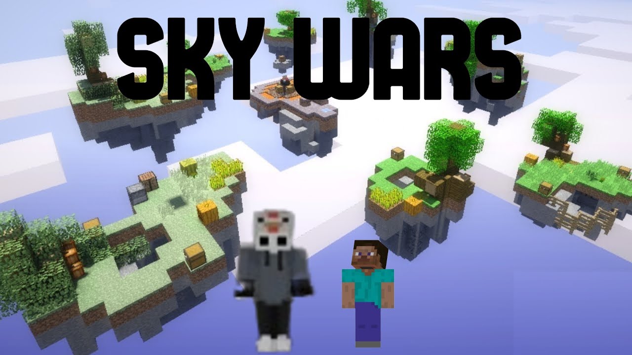 JOGUEI SKY WARS COM MEU AMIGO NO MINECRAFT!!!! MAS EU FIQUEI SEM VOZ - YouTube