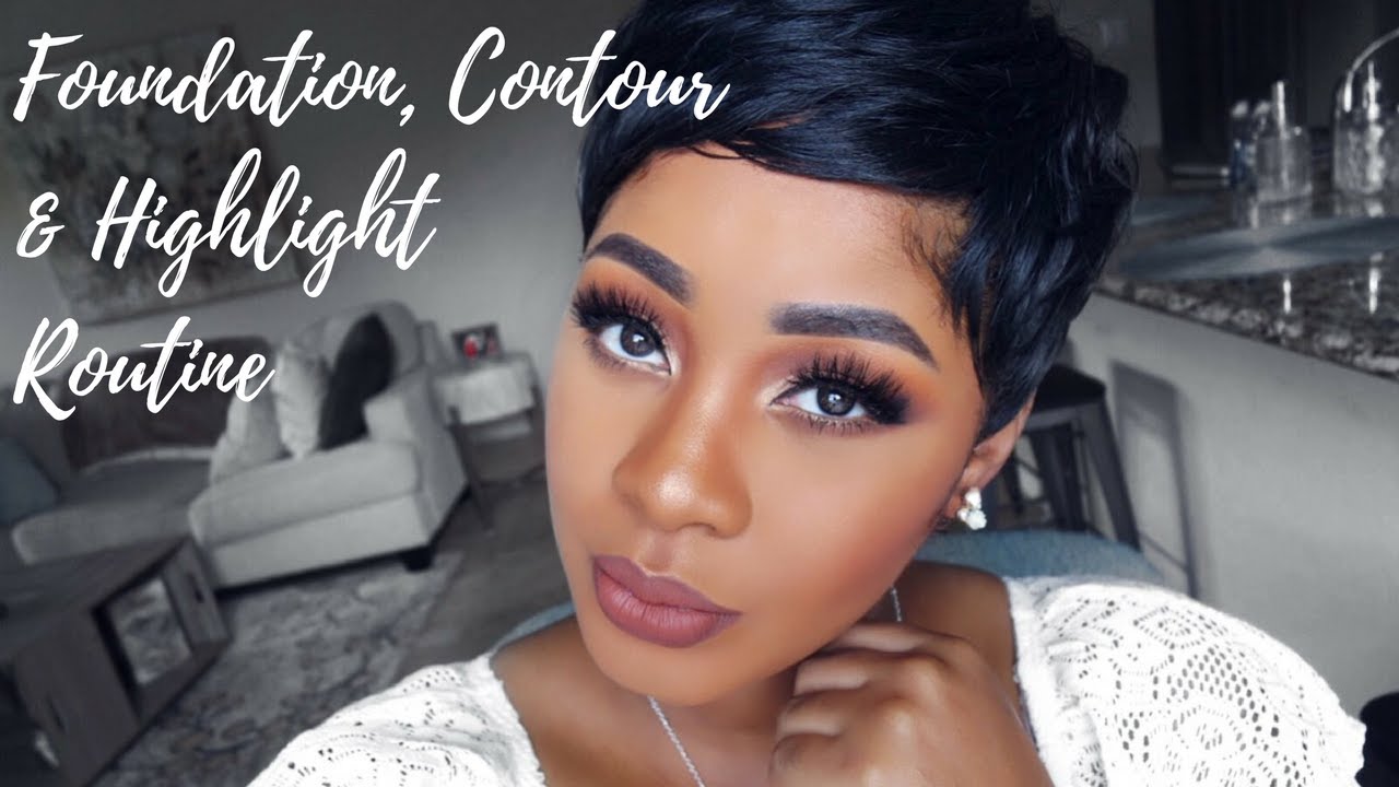 Flawless Foundation Contour & Highlight Routine | Full Make Up Tutorial ...