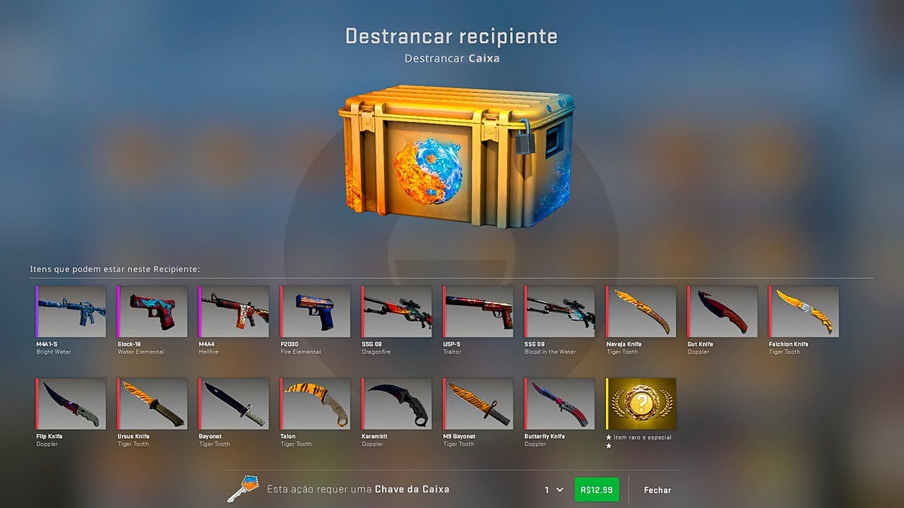 NOVA CAIXA FIRE & ICE... A 4ª CAIXA MAIS CARA já lançada no CS:GO ...