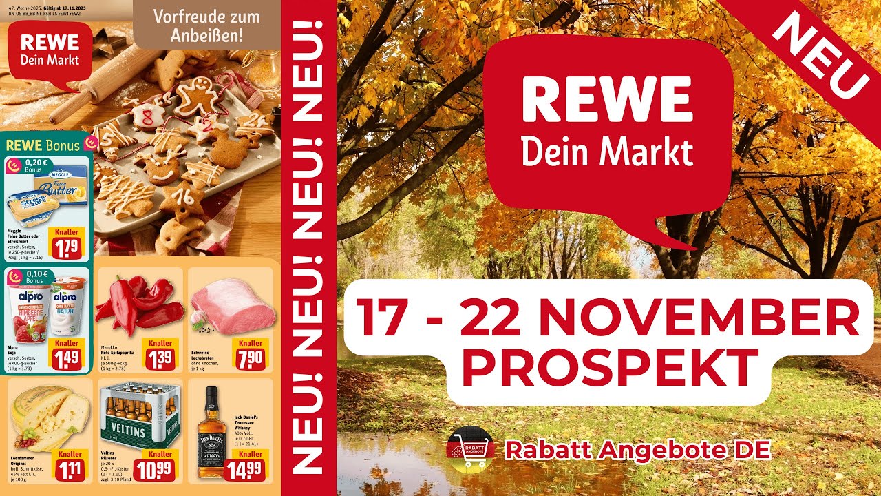 REWE Prospekte der Woche - Rabatt Angebote DE | 17 November 2025 - 22 ...