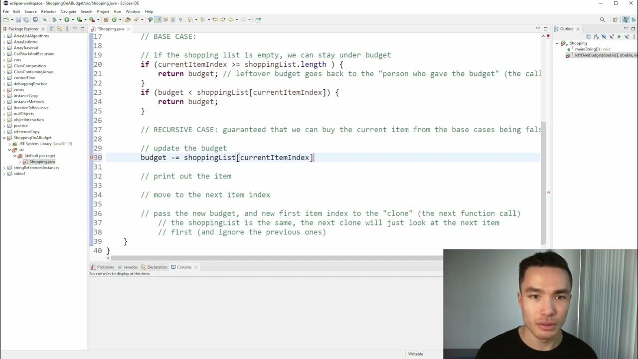 COMP1010 Video 27 - Implement Recursive Design - YouTube