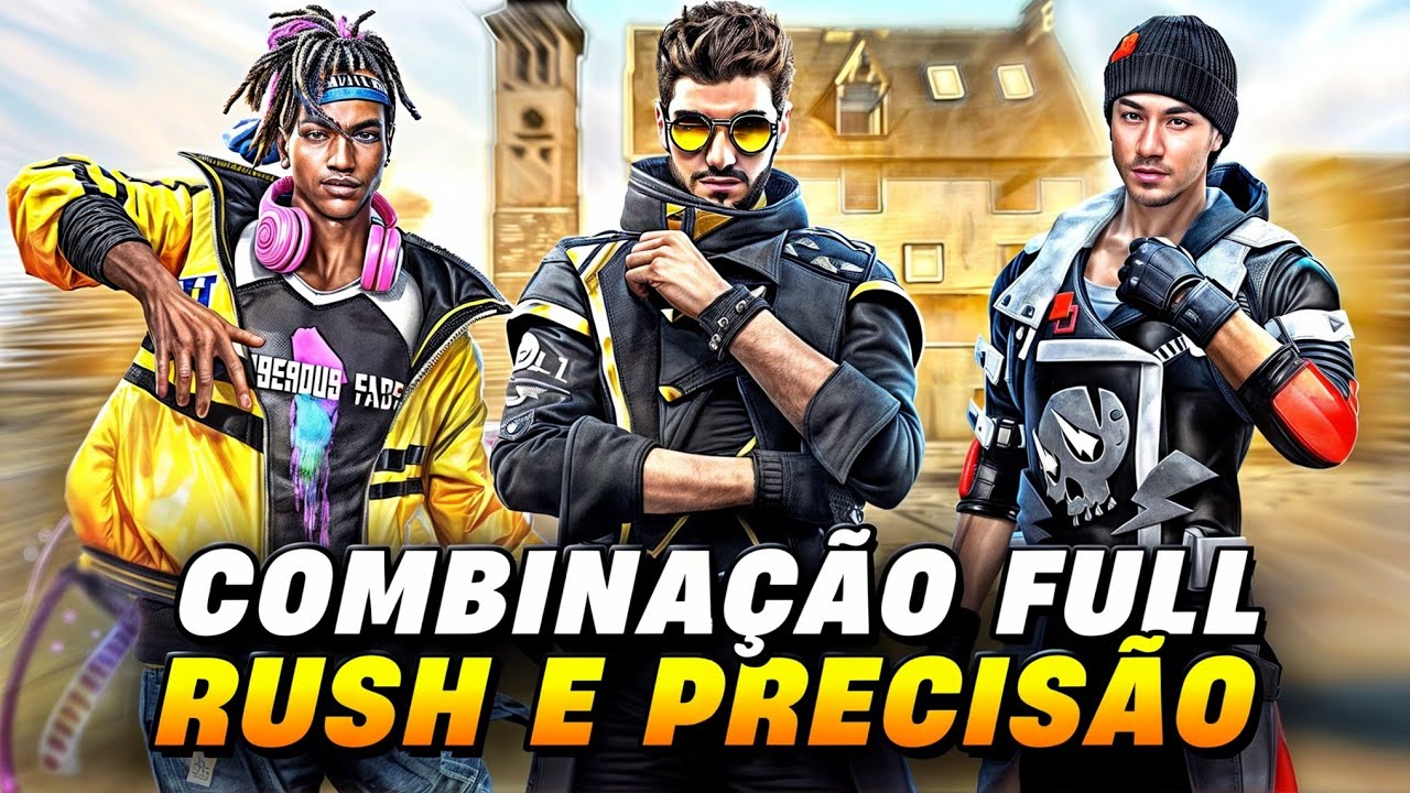OS MELHORES PERSONAGENS PARA JOGAR FULL RUSH E PRECISÃO NO FREE FIRE EM 2024 ! - YouTube