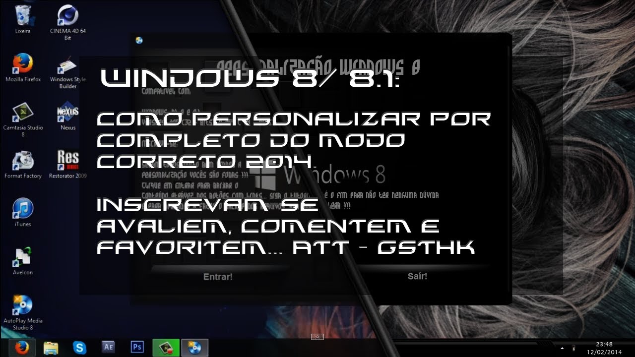 [Tutorial] Personalizar Seu Windows 8\8.1 Por Completo! (Detalhado e ...