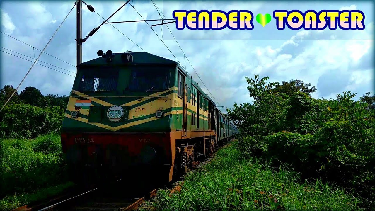 Toaster Trivandrum Express prepares skipping Aluva - YouTube