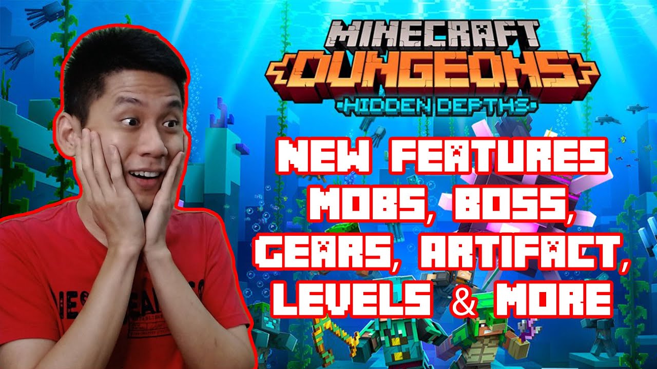 Hidden Depths DLC (New Features, Mobs, Boss, Gears, Artifact, Levels ...