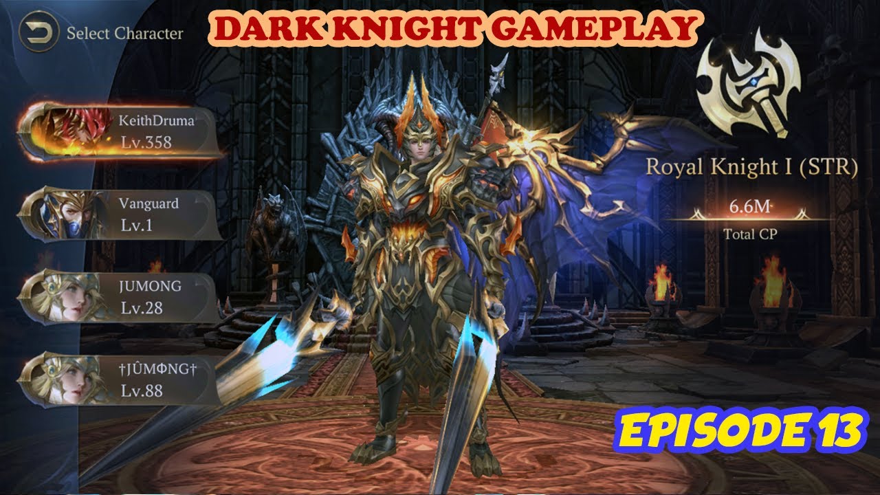 MU DARK EPOCH: DARK KNIGHT GAMEPLAY - EPISODE 13 - YouTube