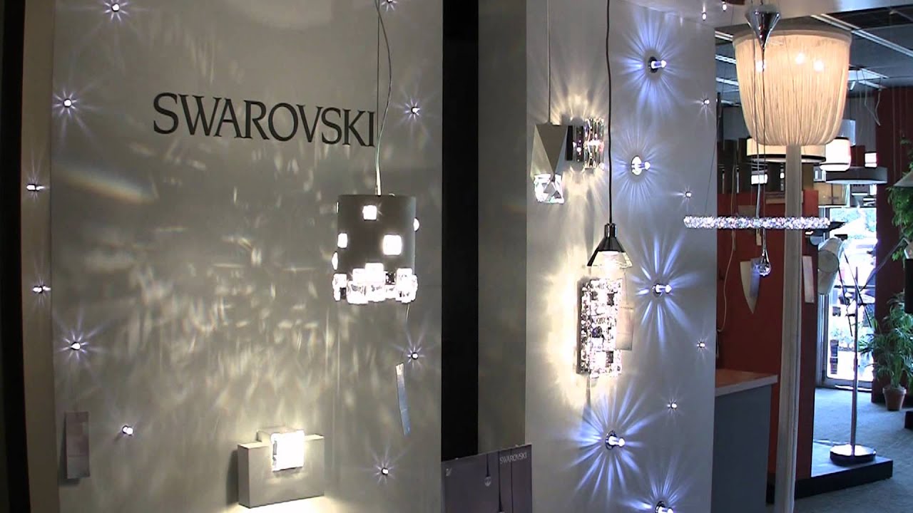 Swarovski crystal lighting - YouTube