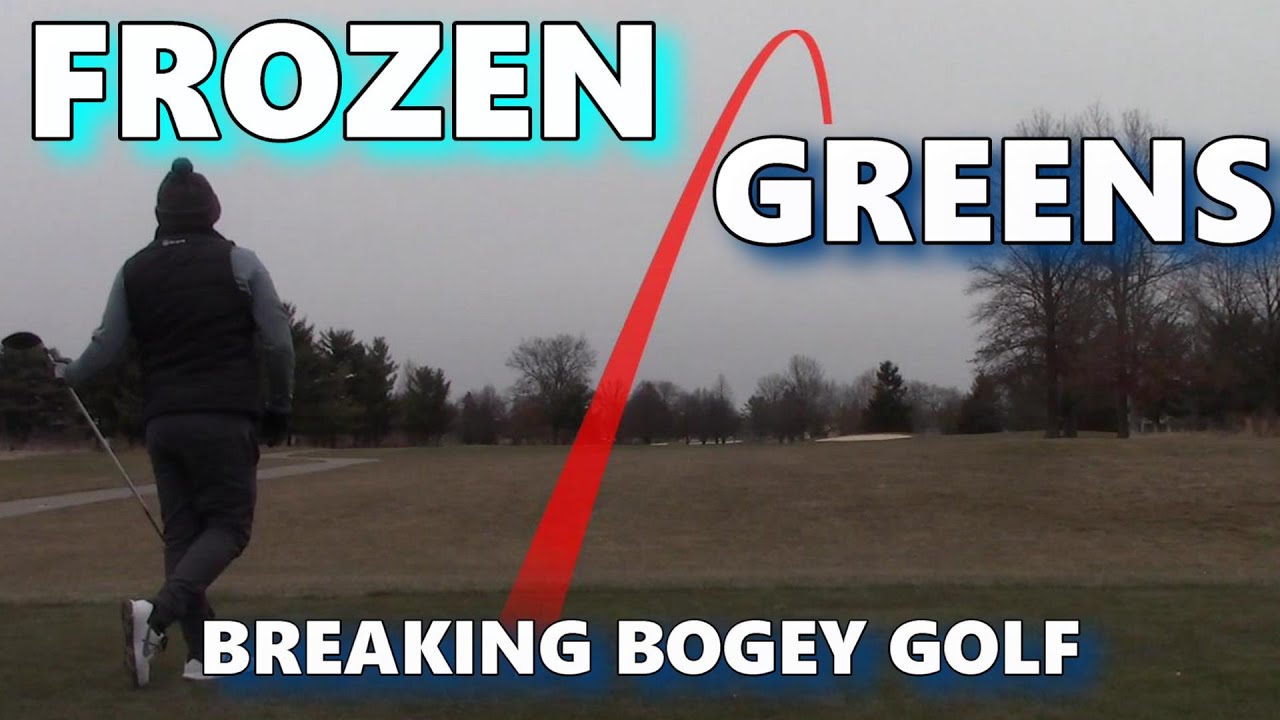 Breaking Bogey on Frozen Greens at Mentel Memorial Golf Course in ...