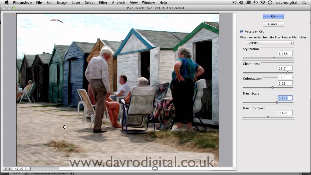 Painterly Pixel bender Photoshop - YouTube