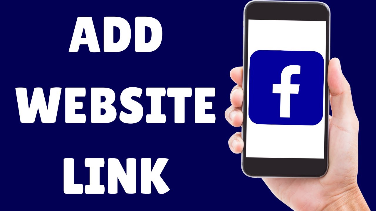 How To Add Website Link To Facebook Page - YouTube
