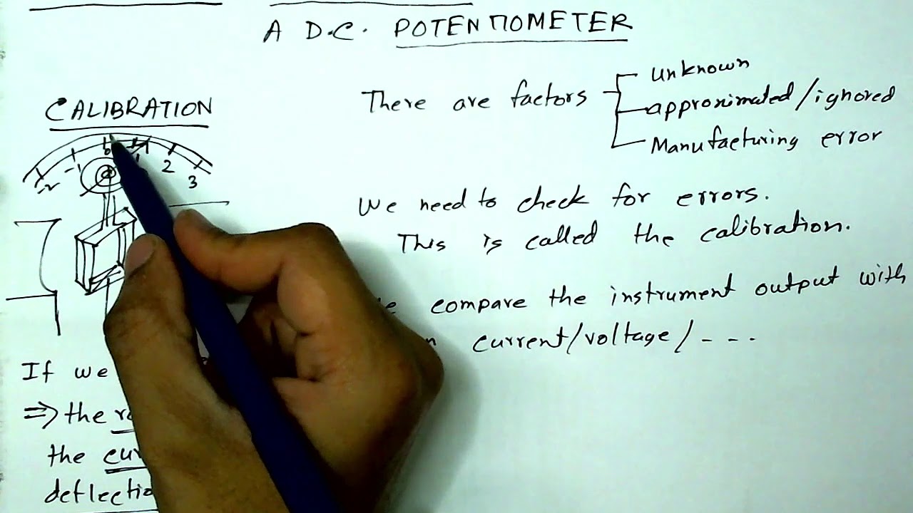 Calibration of a Wattmeter with a DC Potentiometer - YouTube