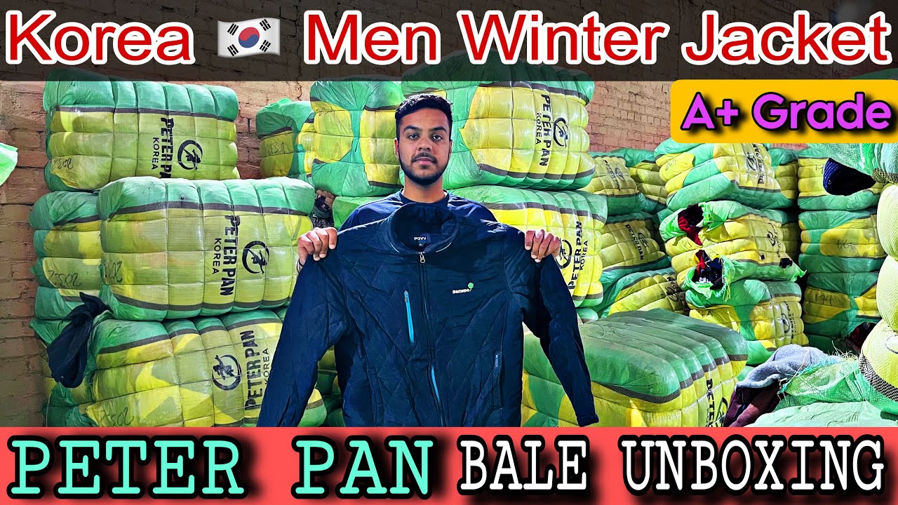 बेल में निकला सारा ब्रांडेड माल || Korean Bale Unboxing || Men's Winter ...