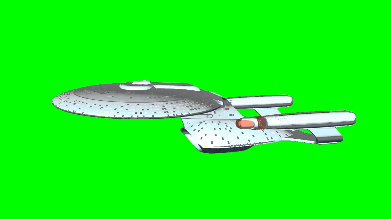 3D objects - Star Trek Starship Enterprise NCC-1701 - free green screen ...