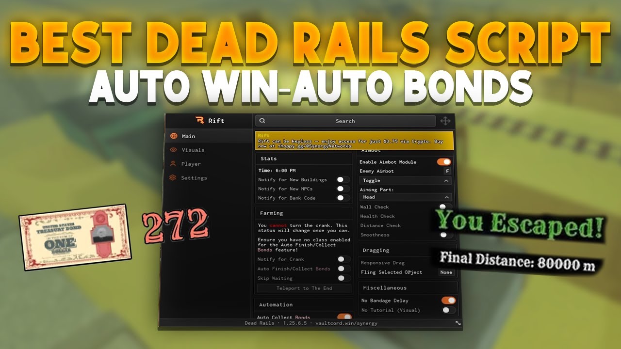 🚂 THE MOST OP DEAD RAILS SCRIPT! FREE PASTEBIN | ScriptZ Roblox - YouTube