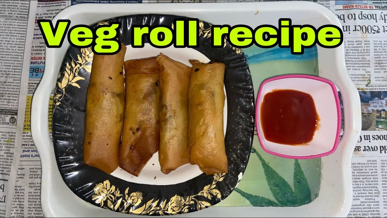 Veg roll recipe - YouTube