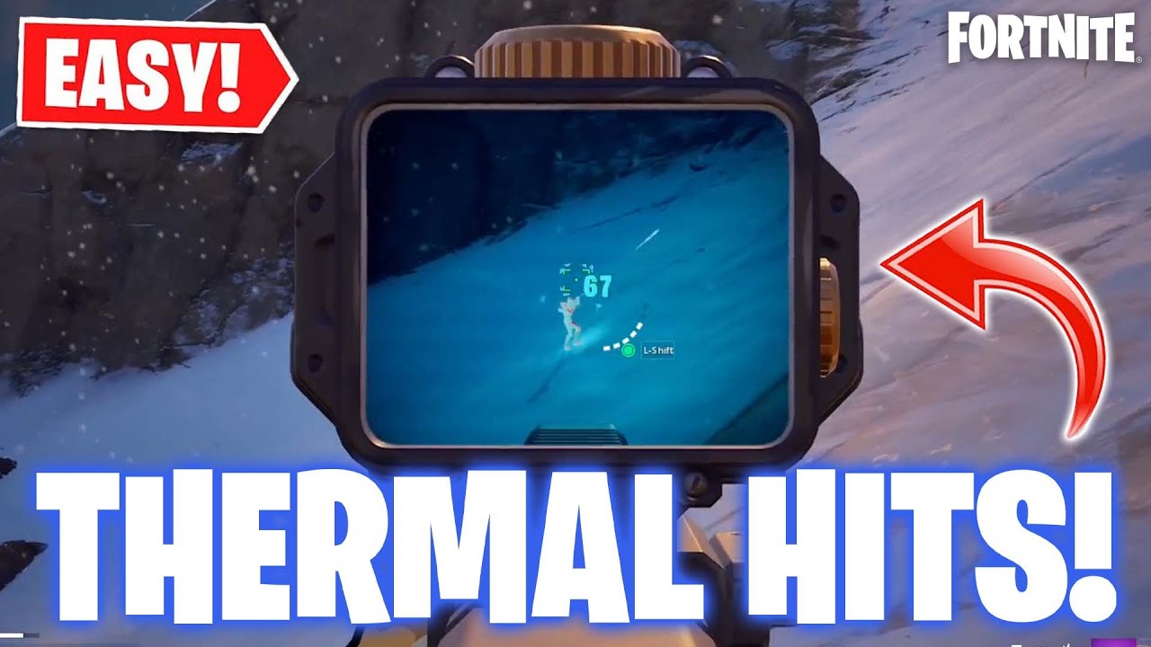 Hit Opponents While Aiming Down Sights with a Thermal Scope | Fortnite ...