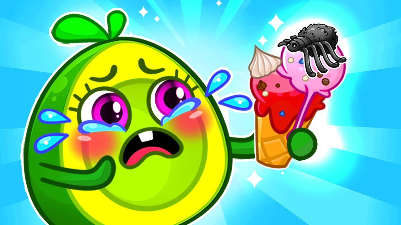 EEW! 🤢 Ice Cream Truck Song 🍧🕷️ Avocado Cartoon ll Avocado Rhymes by ...