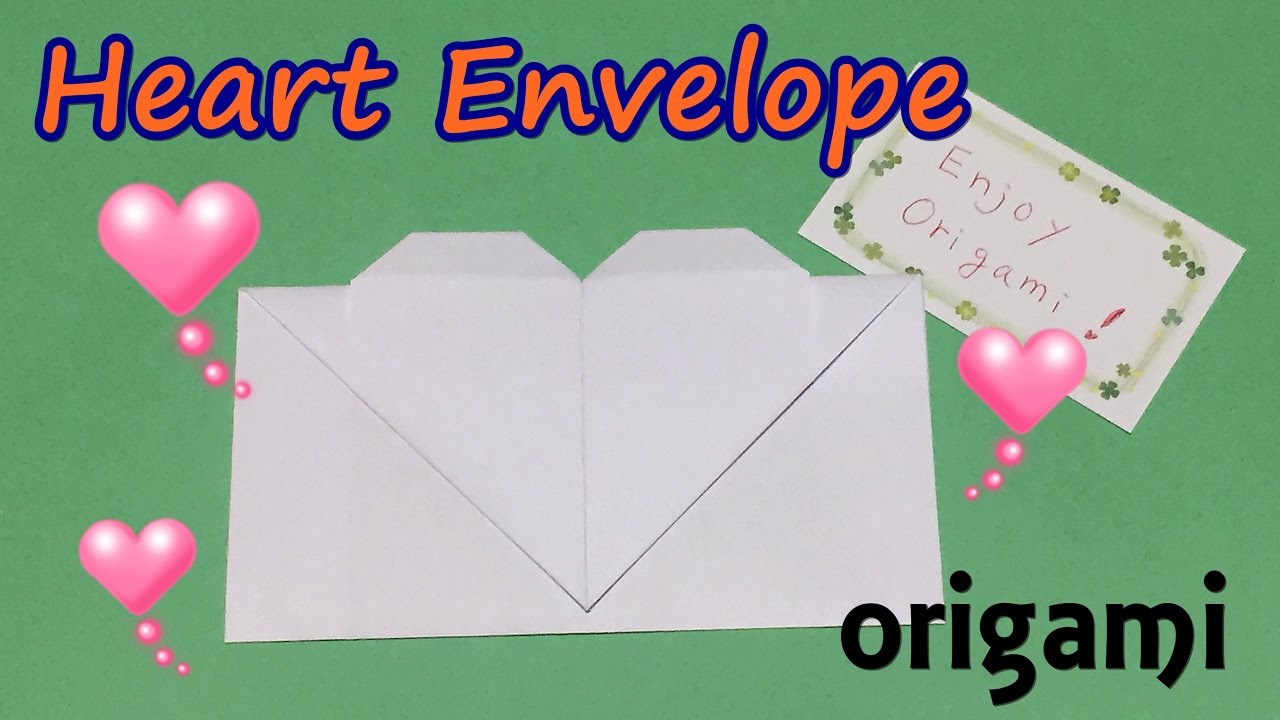 Heart Envelope 💌 from A4 sheet | Easy DIY Origami Tutorial for ...