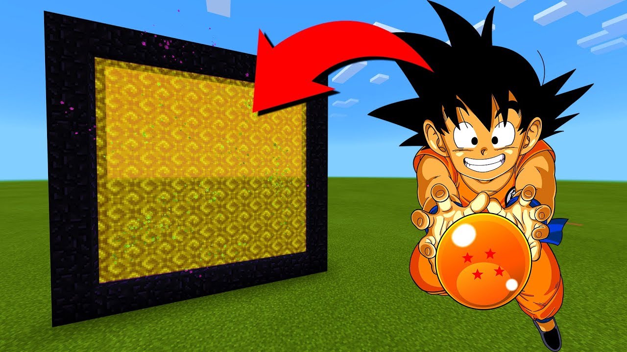How To Make A Portal To The Dragon Ball Z Dimension in Minecraft! - YouTube