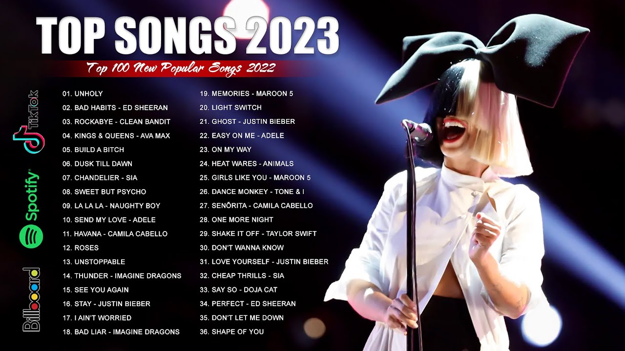 Top US UK Songs Billion Views 2023 - Sam Smith, Ed Sheeran, Adele ...