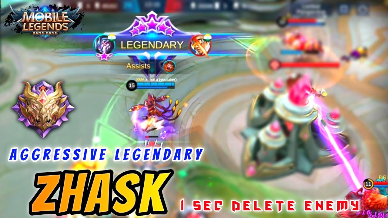 New Season | Aggressive Zhask With Legendary Gameplay And Build By Top ...