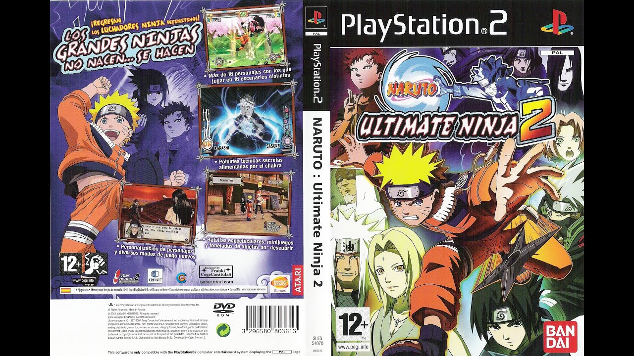 Testeando a: Naruto Ultimate Ninja 2 de ps2 en ps3 HFW - YouTube