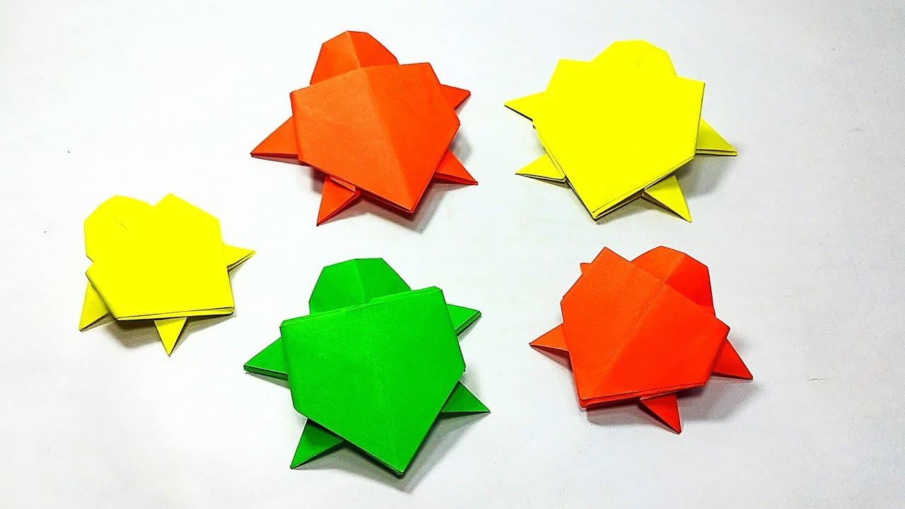 How to make Paper Turtle || Origami Turtle || DIY - YouTube