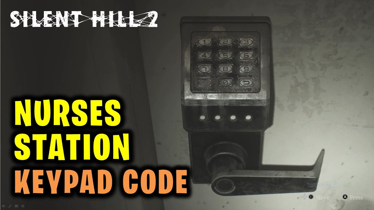 Nurses Station Keypad Code | Brookhaven Hospital | Silent Hill 2 Remake - YouTube