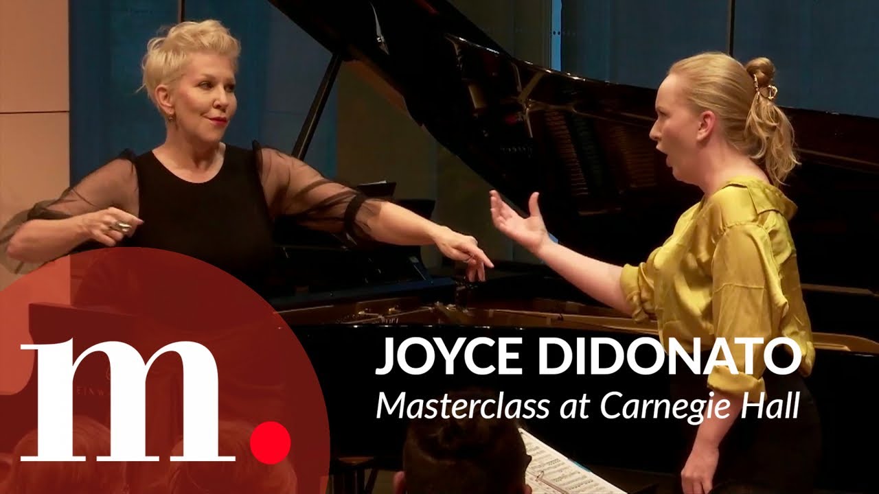 Joyce DiDonato 2023 Masterclass at Carnegie Hall (Day 1) — "Sta nell ...