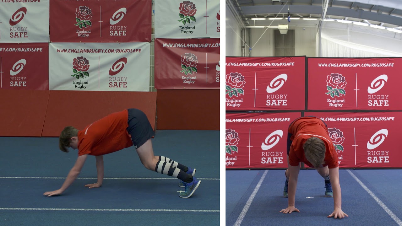 Prone Walkout Press up - YouTube