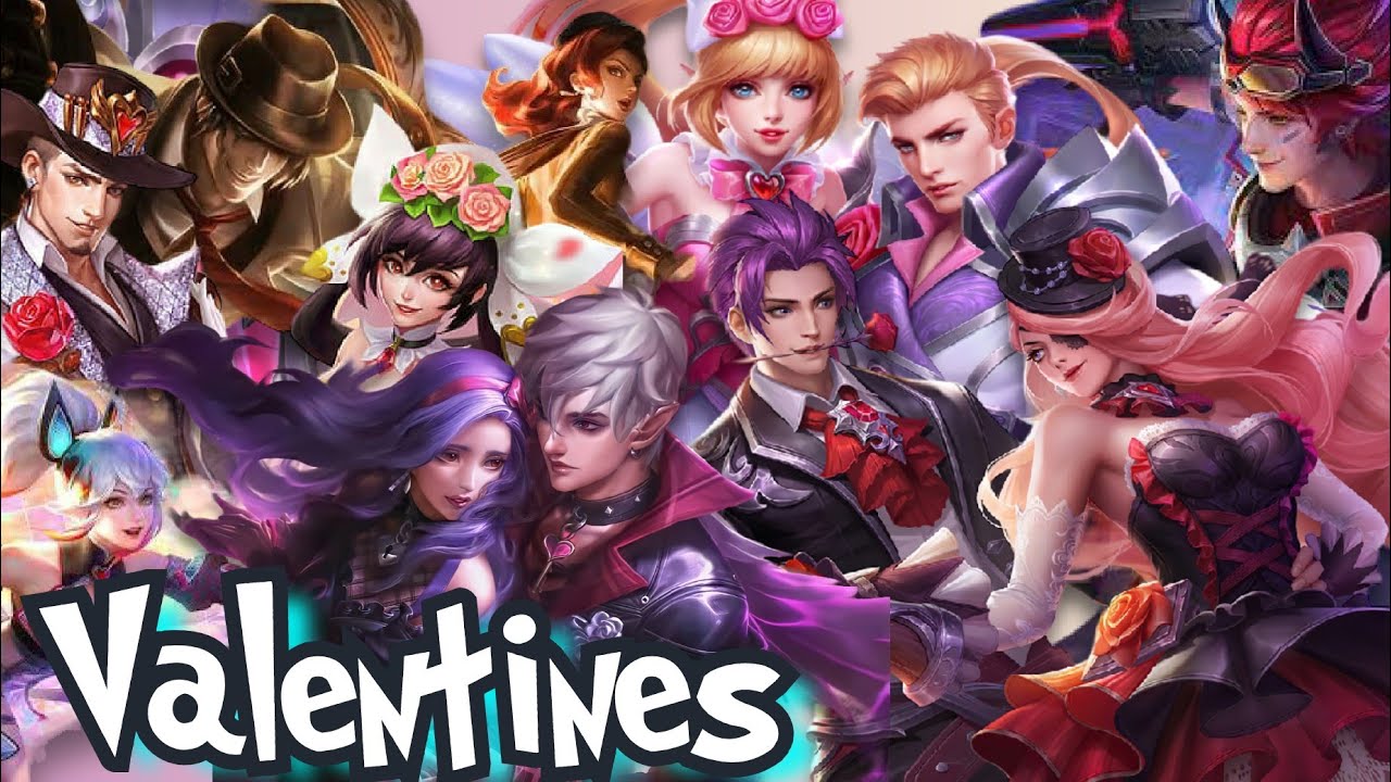 All Valentines skins 💙 Mobile Legends (⁠ﾉ⁠ ⁠ヮ⁠ ⁠)⁠ﾉ⁠*⁠.⁠ - YouTube