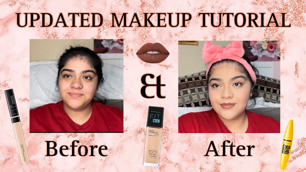 UPDATED MAKEUP TUTORIAL!! || Andrea V. - YouTube