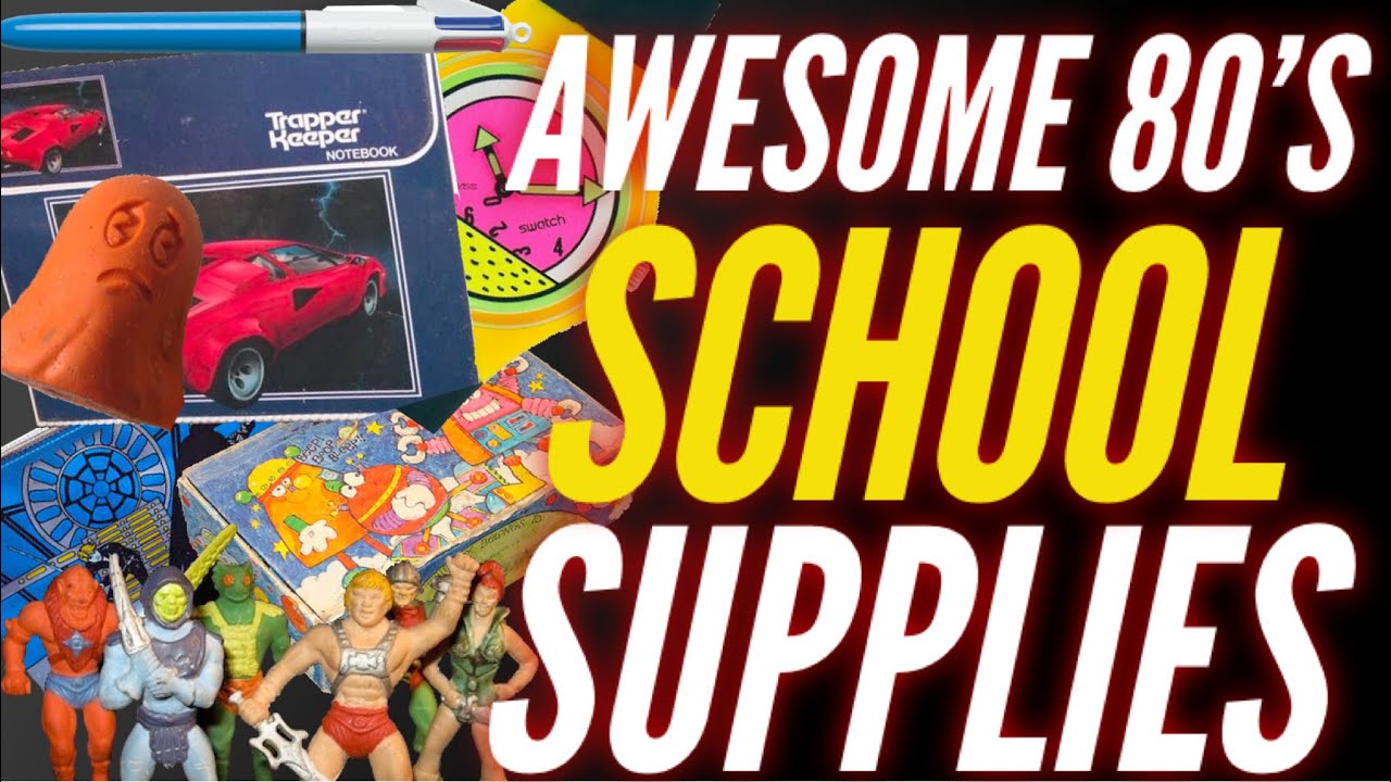 10 School Supplies from the 80s! - YouTube